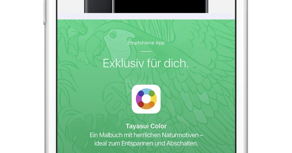 Tayasui Color: Kostenlose Malbuch-App über die Apple Store App erhalten ...