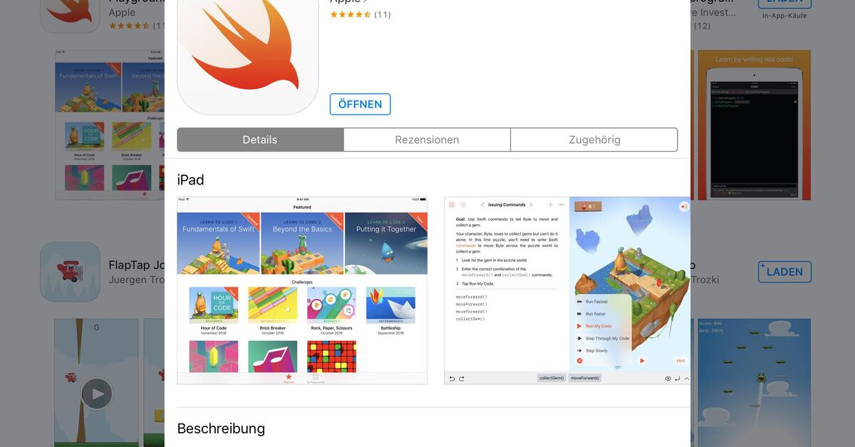 Die ersten Schritte mit Swift Playgrounds am iPad | Mac Life
