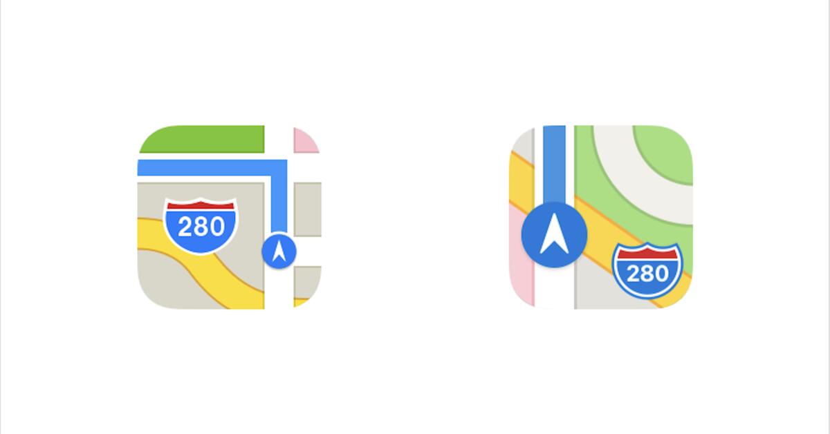 iOS 11 Beta: Icon für Karten-App in iOS-Beta mit Apple-Ufo | Mac Life