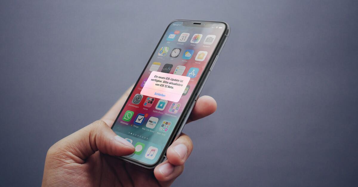 Fehler in iOS-12-Beta: Popup ruft ständig zum Update auf | Mac Life