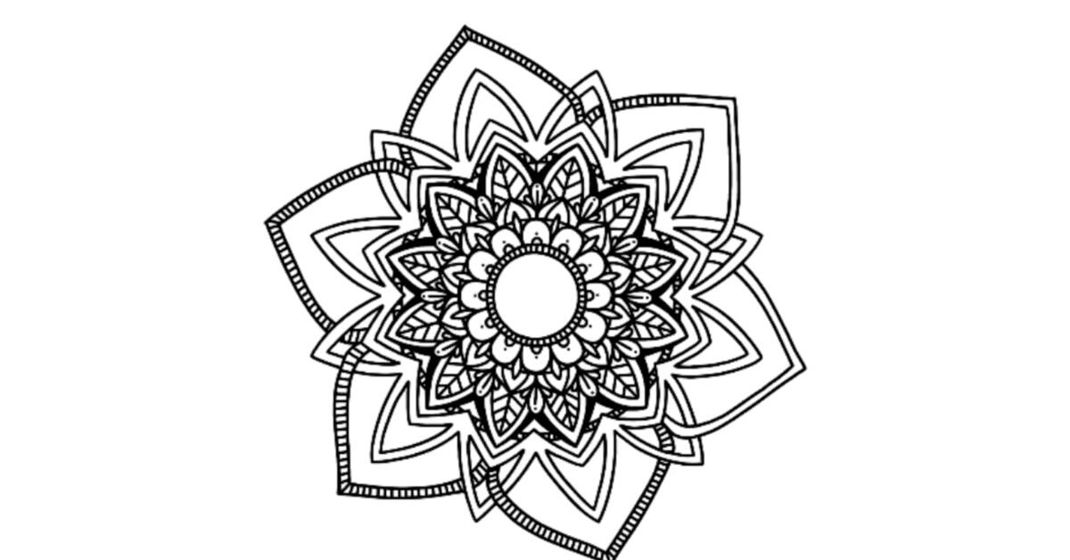 how to draw a mandala elsa rhae