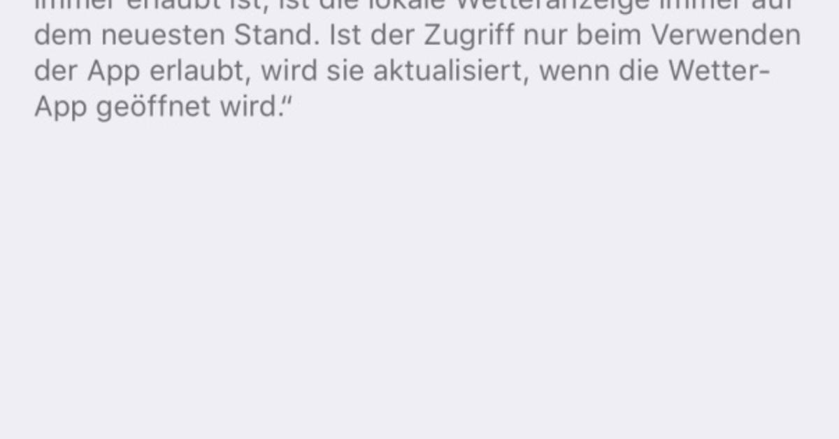 Wetterbericht am iPhone: Wetter-Widget im Sperrbildschirm | Mac Life Wetterbericht am iPhone: Wetter-Widget im Sperrbildschirm | Mac Life