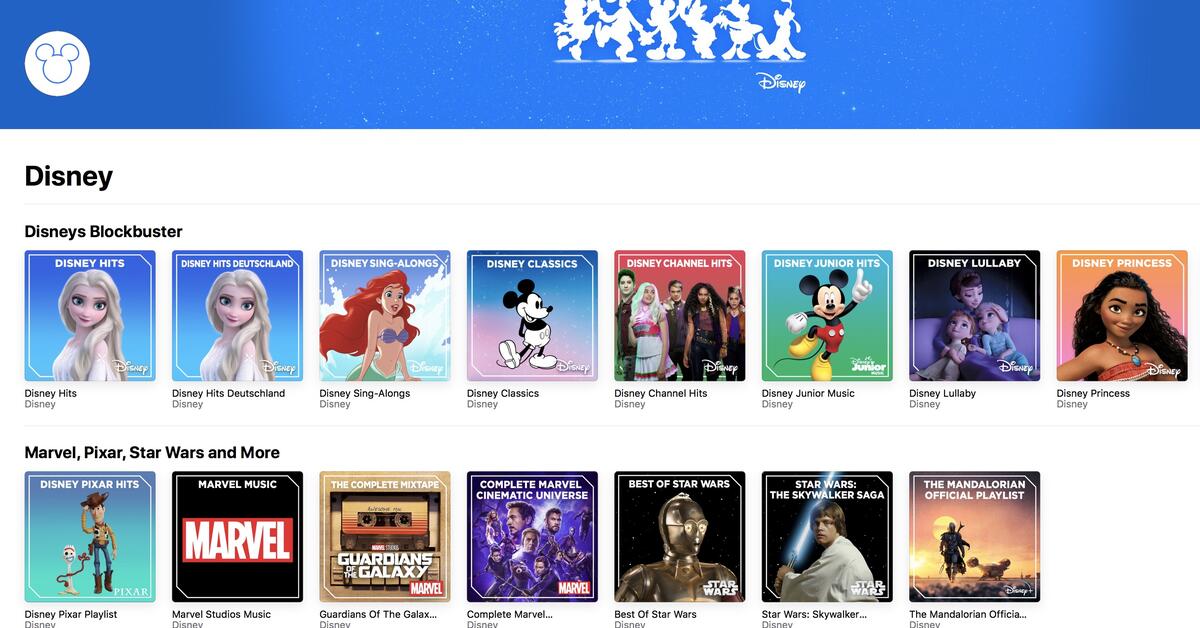 Apple Music erhält Disney-Sparte | Mac Life