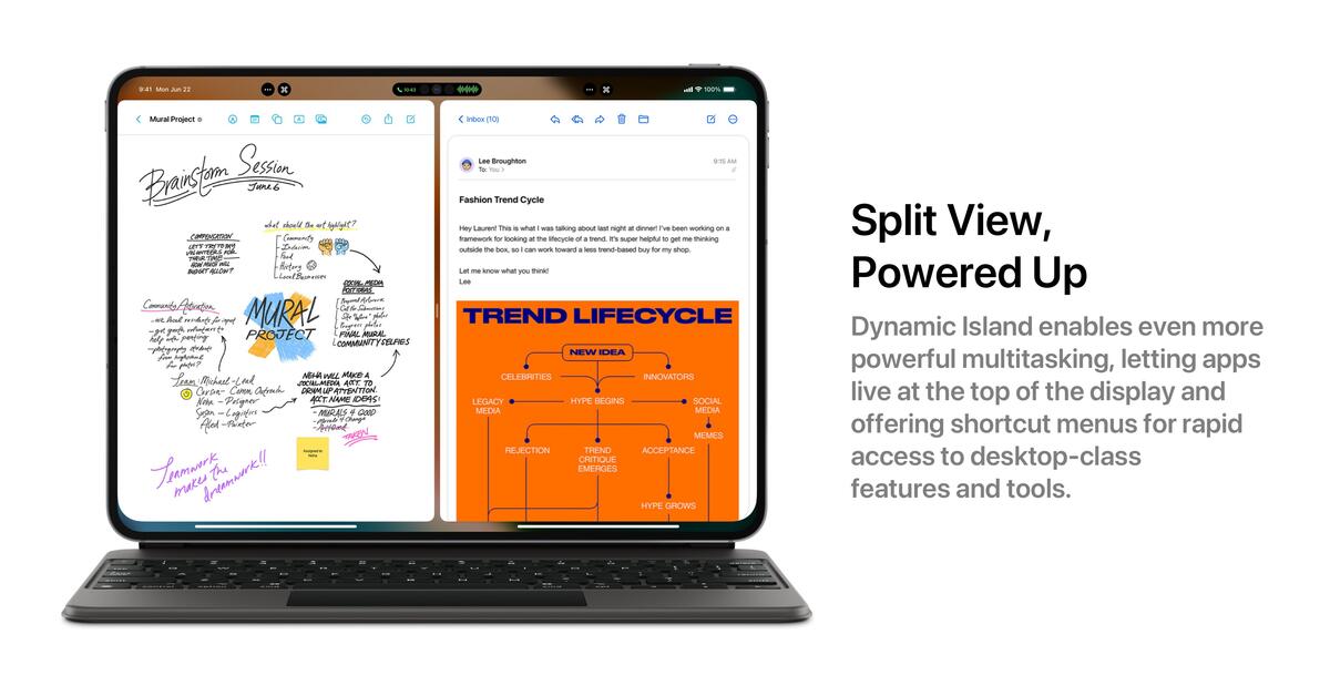 Konzept zeigt Dynamic Island für das iPad | Mac Life