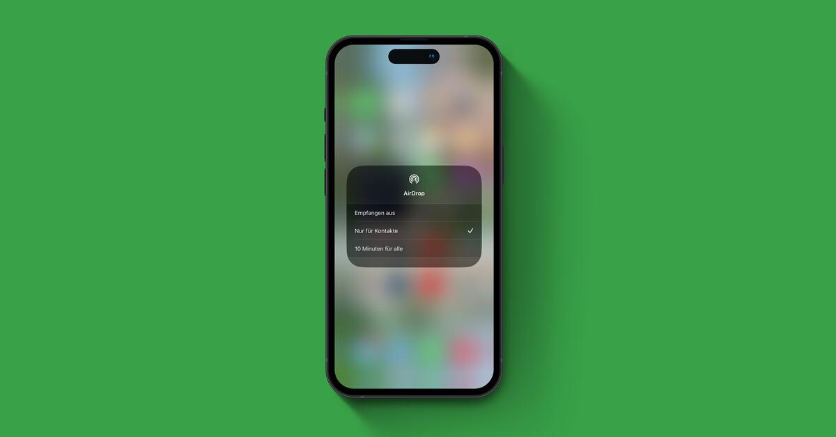 iOS 16.2 erlaubt dir, AirDrop für 10 Minuten zu aktivieren | Mac Life