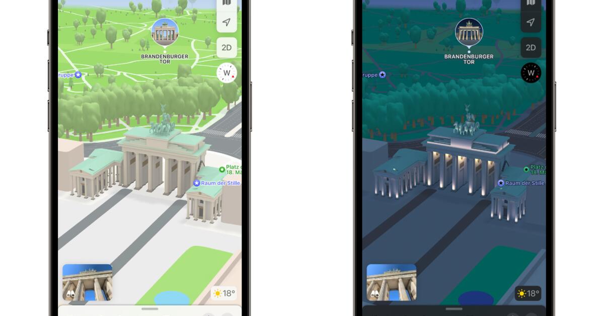 Apple Karten: Fahrrad-Navigation und 3D-Ansicht jetzt in Deutschland ...