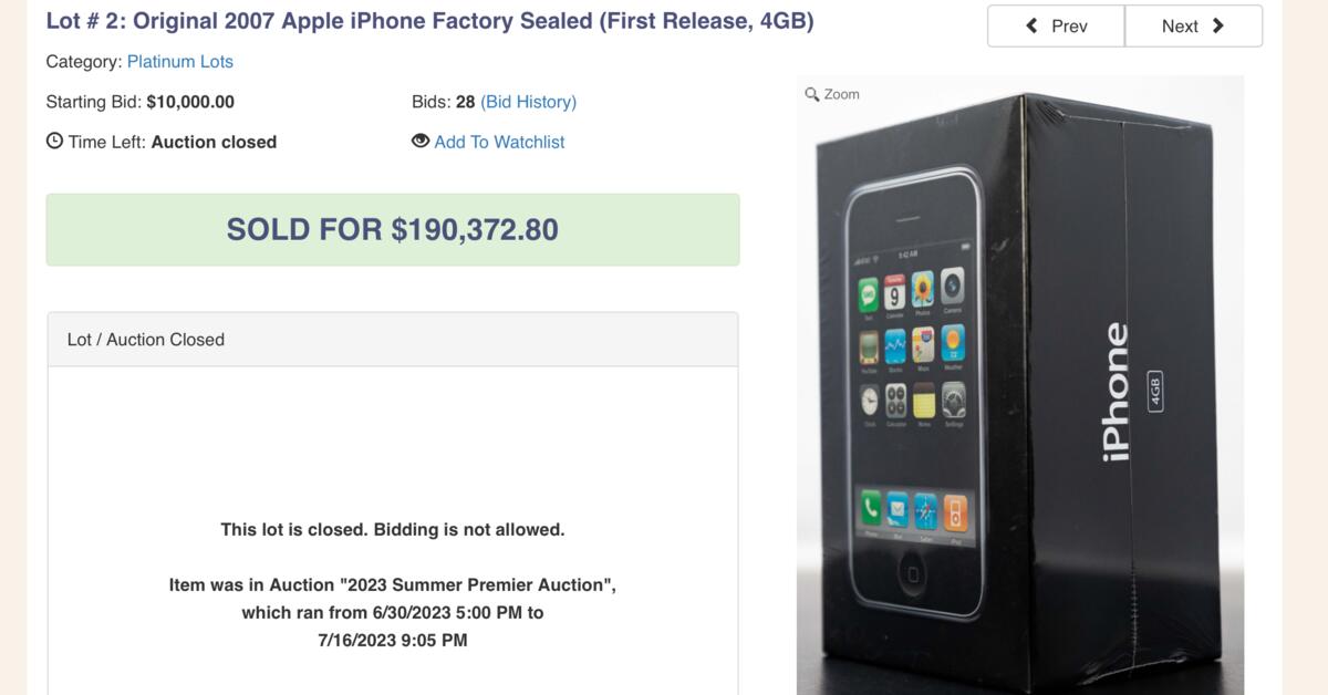 So viel ist ein Original-iPhone heute wert | Mac Life