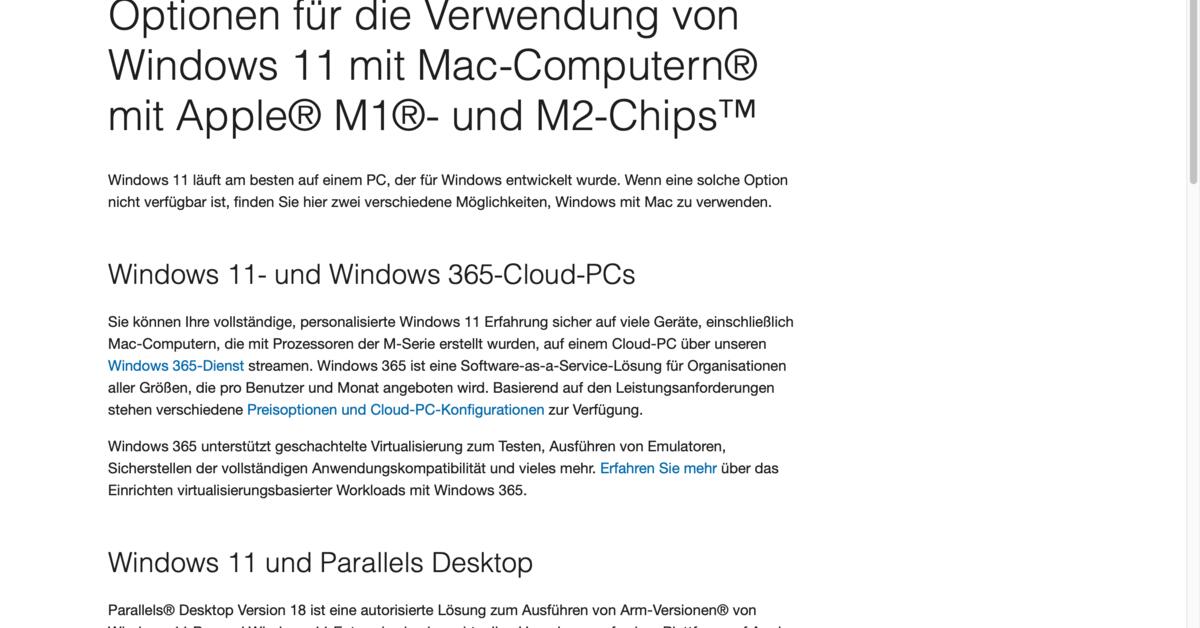Windows 11 (ARM) auf dem Mac | Mac Life
