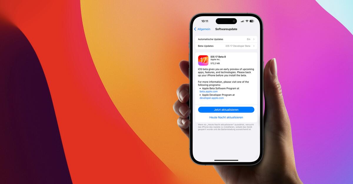 Was bringt die achte Beta von iOS 17 für Entwickler und Nutzer? | Mac Life