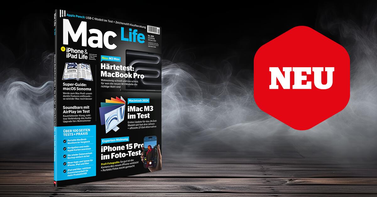 In der neuen Ausgabe der Mac Life haben wir das M3-MacBook-Pro dem ...