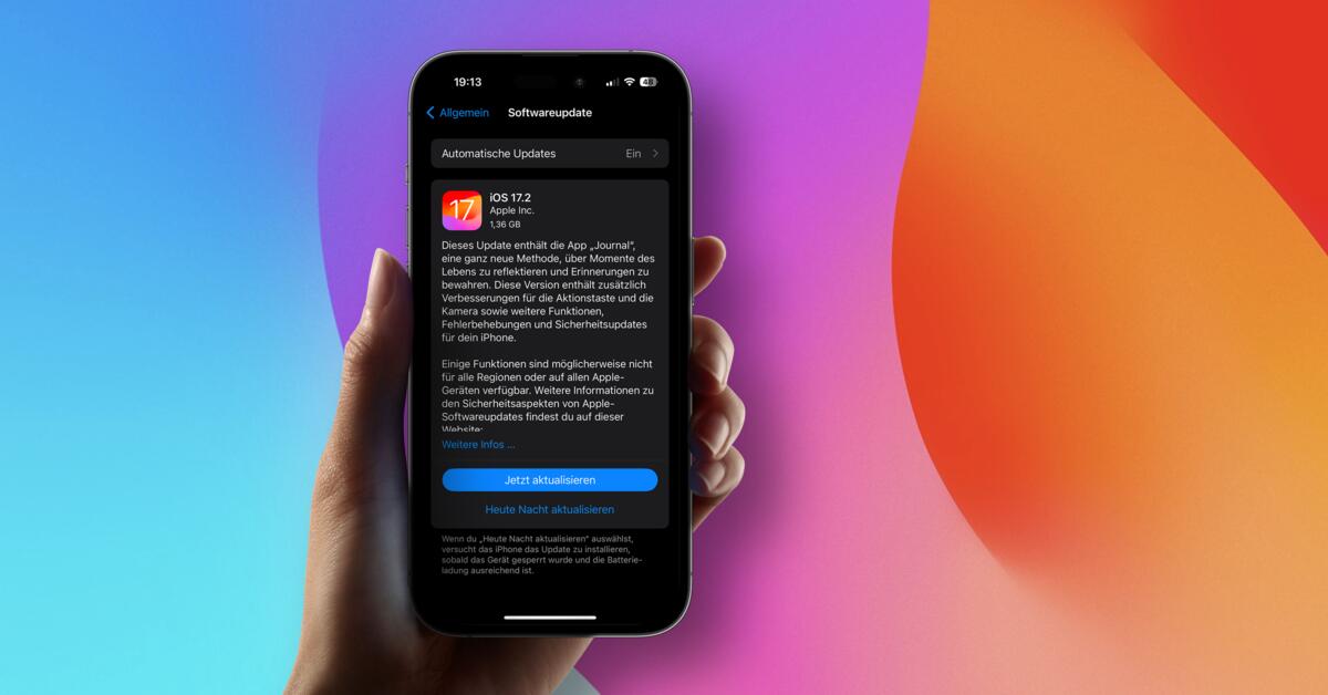 iOS 17.2 ist da: Das musst du jetzt wissen – Alle Neuerungen im ...