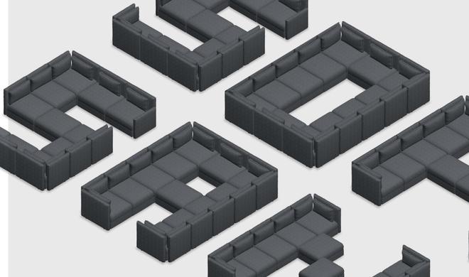 Ikea custom sectional store